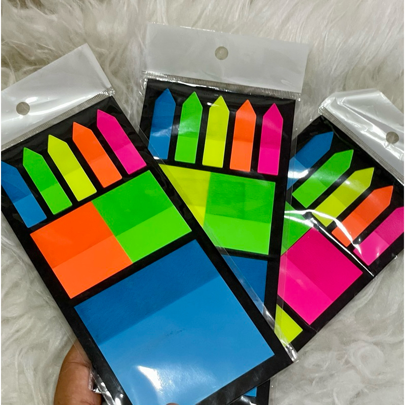 Kit post it e marcador de página fofo | Shopee Brasil