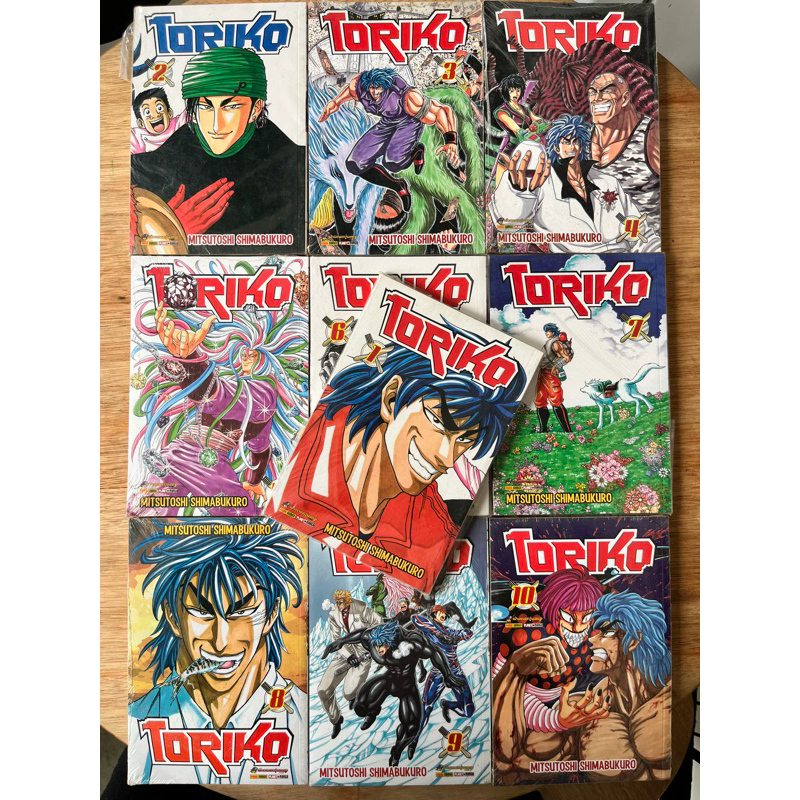 Toriko 10 volumes kit de mangás (vol 1 ao 10) | Shopee Brasil