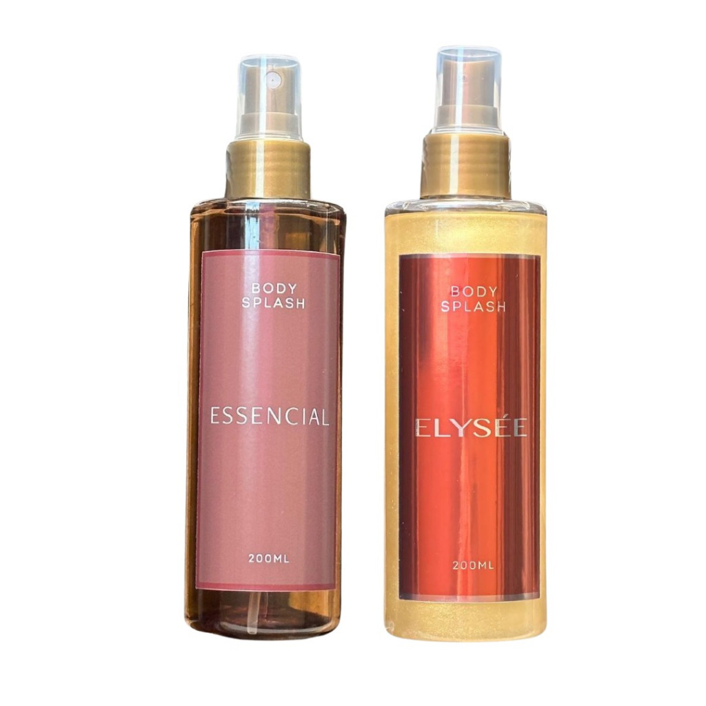 Kit 2 Body Splash Feminino Elysèe e Essencial | Shopee Brasil