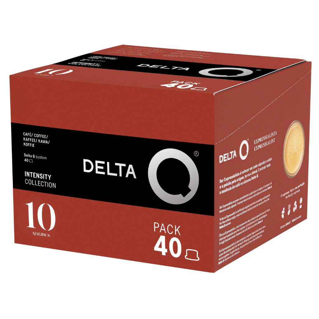 Delta Q | Pack XL 40 Capsulas de Café Delta Q | Qalidus Intensidade 10 - Faz a Boa!