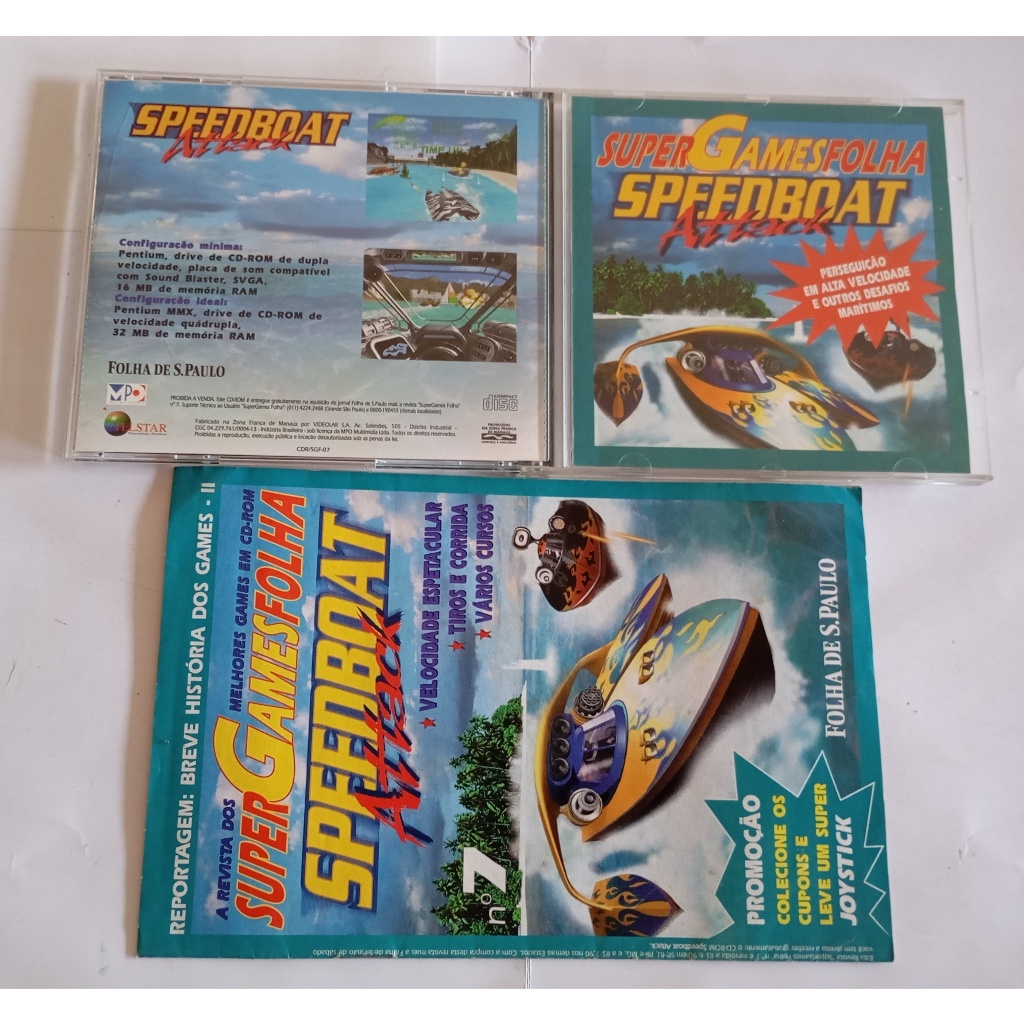 Jogo PC Speedboat Attack Super Games Folha | Shopee Brasil