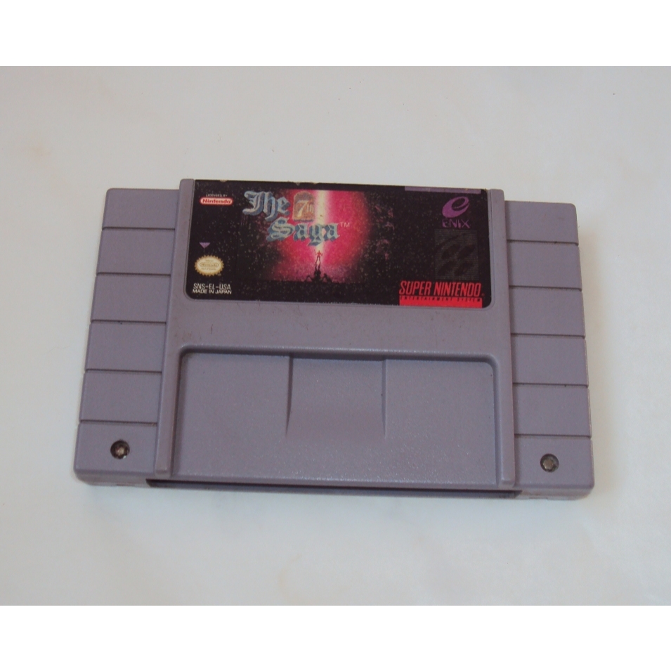 Cartucho The 7h Saga Original Americano Para Super Nintendo Funcionando - Salvando - Usado ...