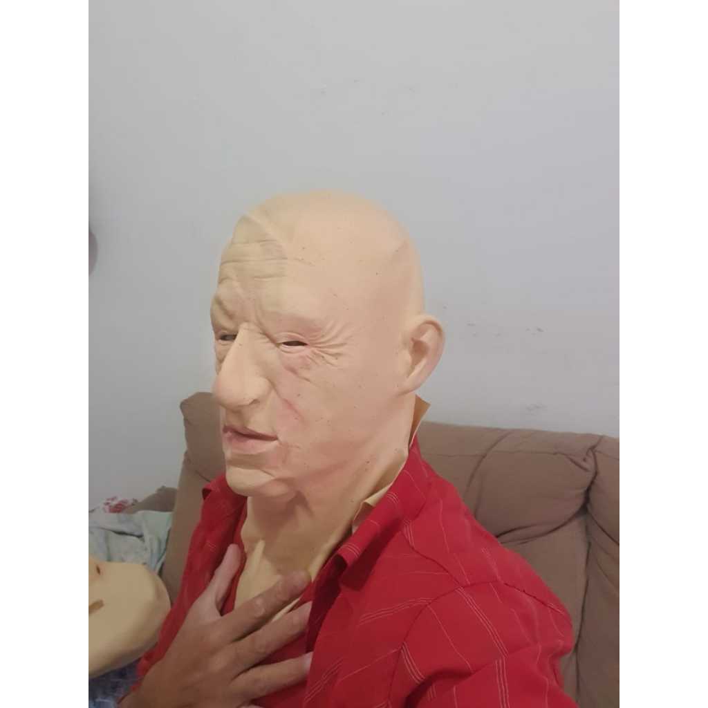 Máscara Humana Realista Adulto Látex À Pronta Entrega | Shopee Brasil