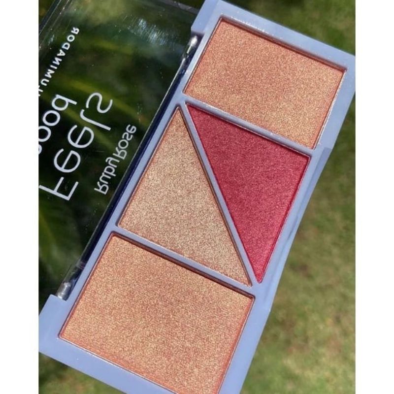 Paleta de blush e iluminador FEELS MOOD Ruby Rose | Shopee Brasil