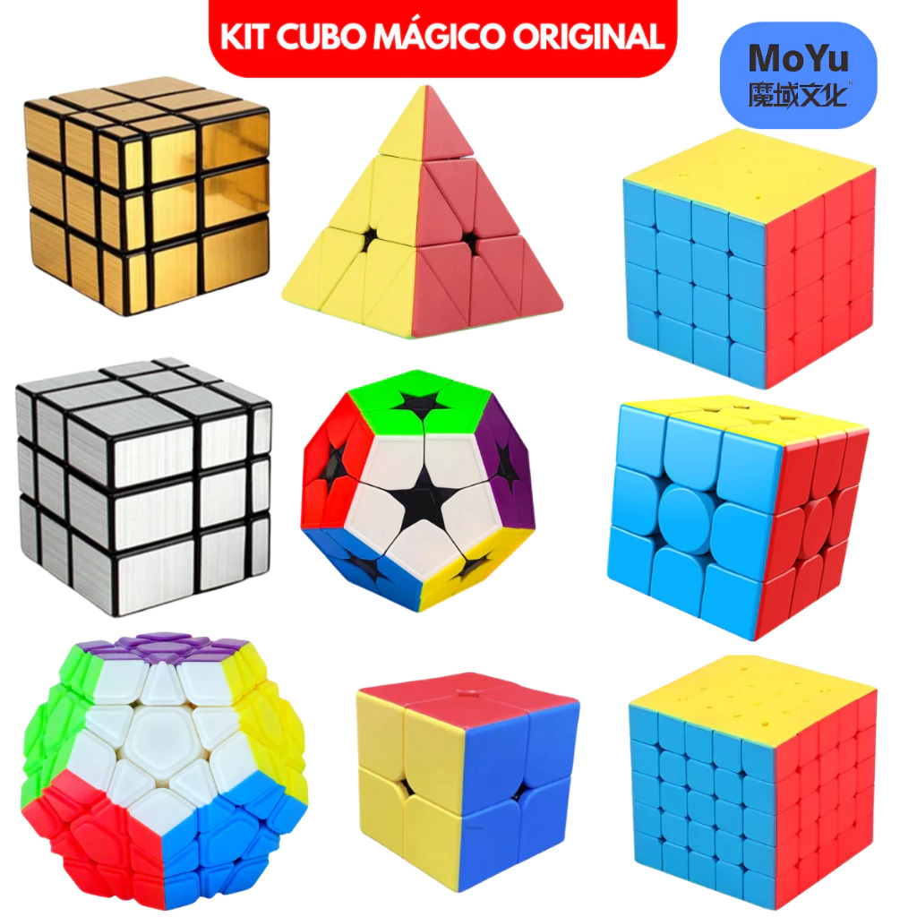 Cubo Mágico Interativo Profissional 3x3x3 e 2x2x2 4x4x4 5x5x5 ...