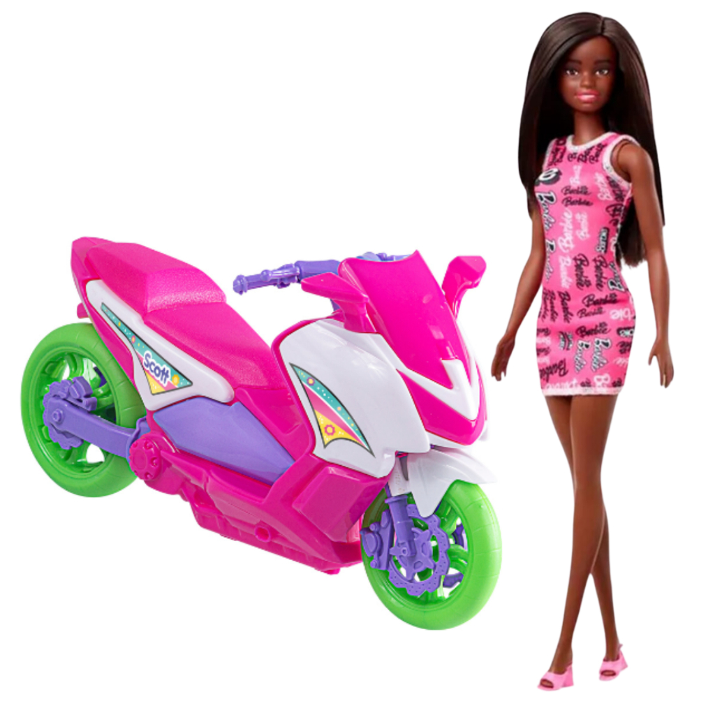 Moto Enorme + Barbie Original - Mattel | Shopee Brasil