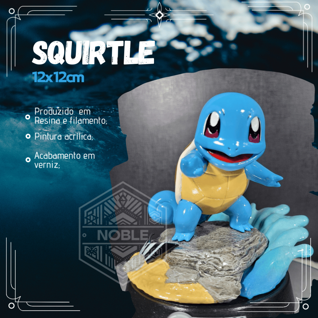 Pokémon Squirtle N° 007 - Figure | Shopee Brasil