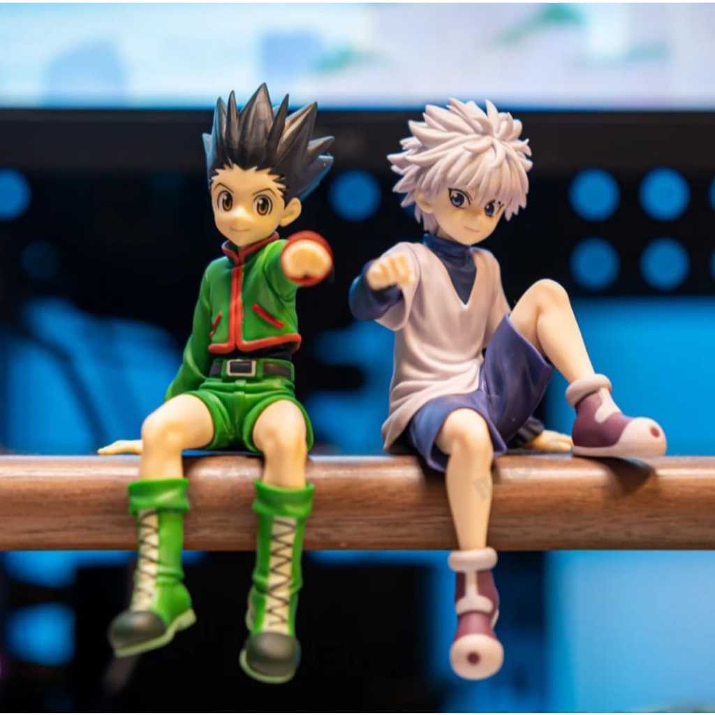 Action Figure Hunter x Hunter Gon Freecss & Killua Zoldyck | Shopee Brasil