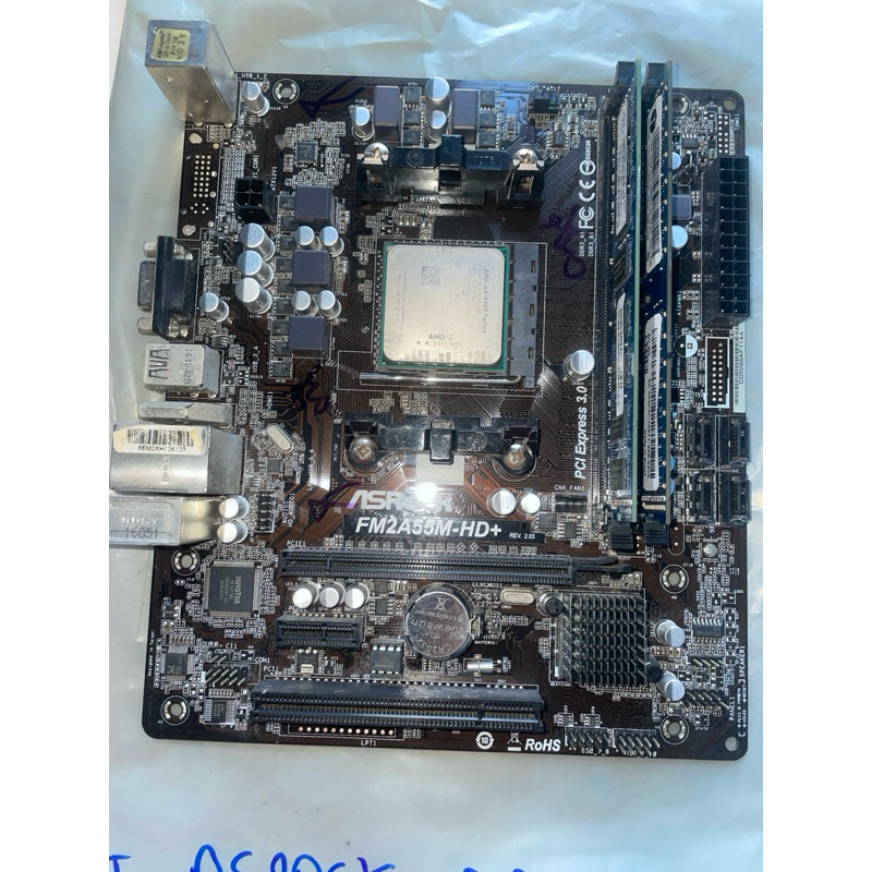 kit asrock ddr3 + processador A4-6300 c/ 4gb hdmi s/ espelho | Shopee ...