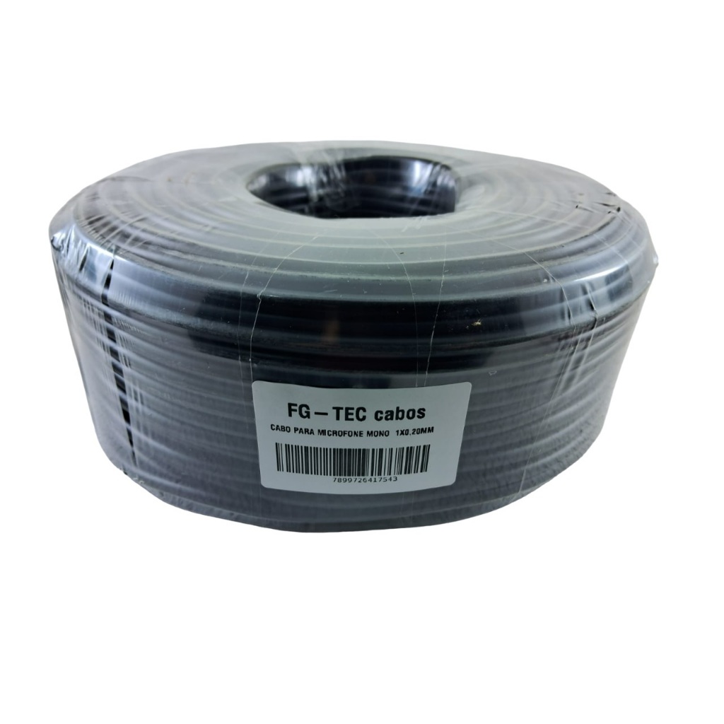 Cabo Guitarra Microfone Violao Instrum Mono Fg-tec 50 Mt | Shopee Brasil