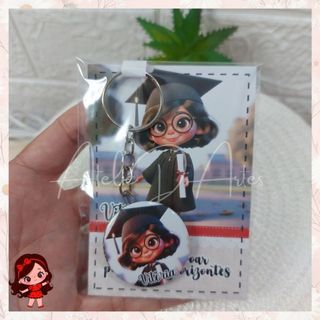 Lembrancinha para Formatura Chaveiro Personalizado com Card Formatura ...