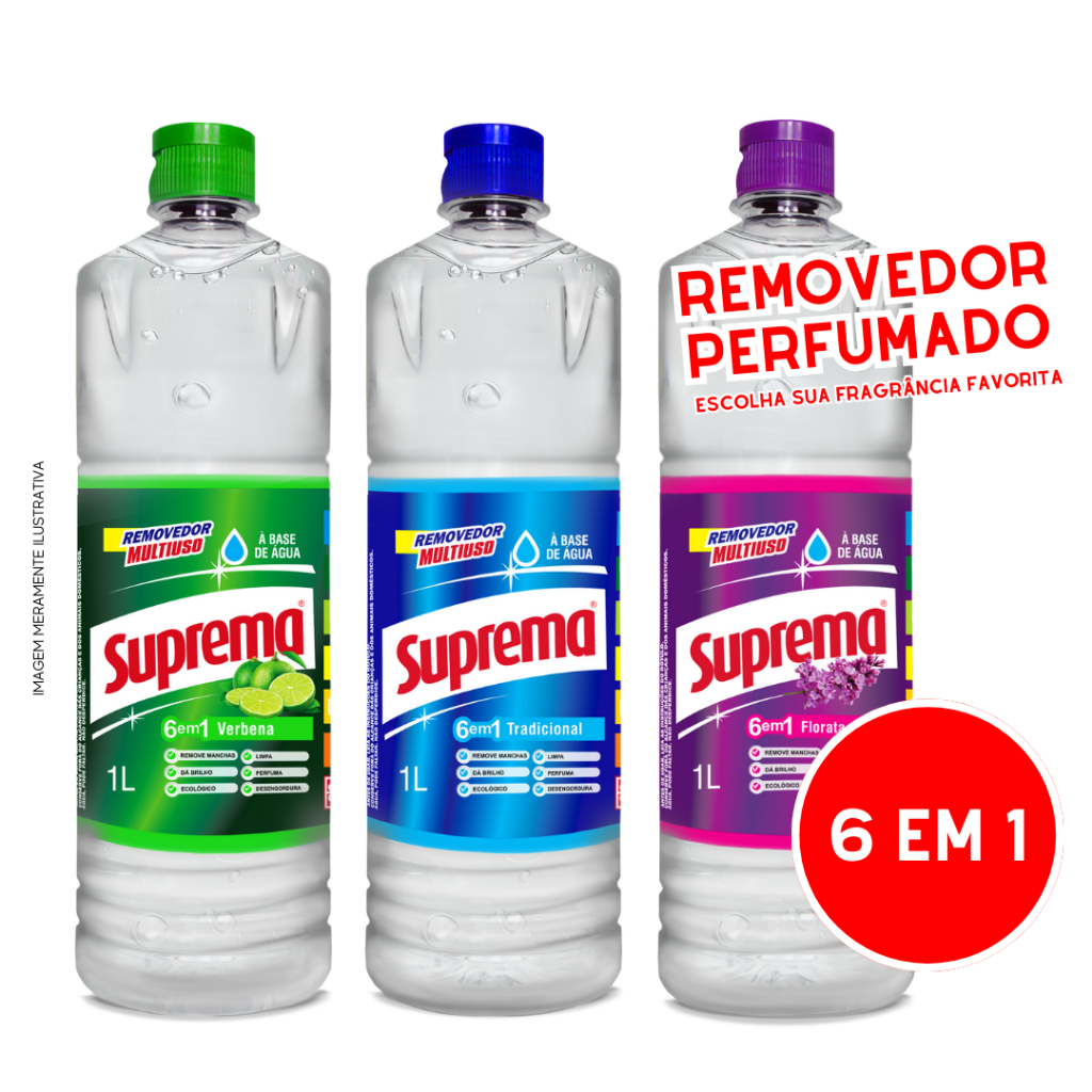 Removedor Multiuso 6 em 1 Suprema (Florata, Tradicional ou Verbena ...