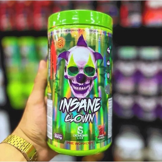 Insane Clown 350g Pré Treino Pre workout - Demons lab | Shopee Brasil