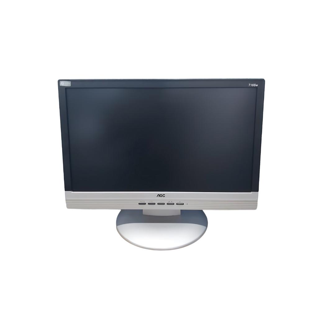 Monitor 17 Polegadas Aoc 716sw Lcd Widescreen Usado | Shopee Brasil