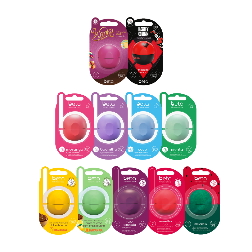 BETA Hidratante Labial 9,5g - FPS 6, Óleos Naturais | Shopee Brasil