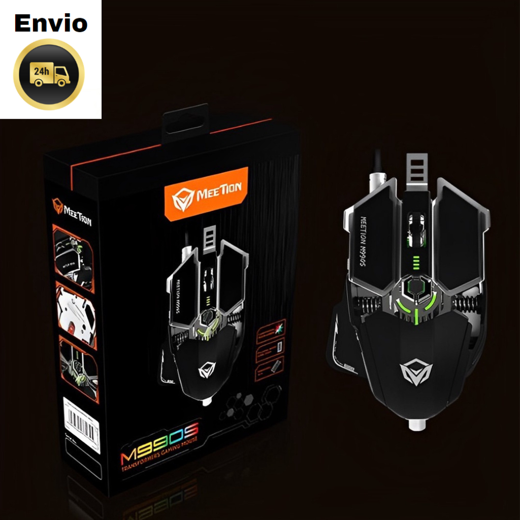 Mouse para jogos M990S programável Meetion RGB | Shopee Brasil
