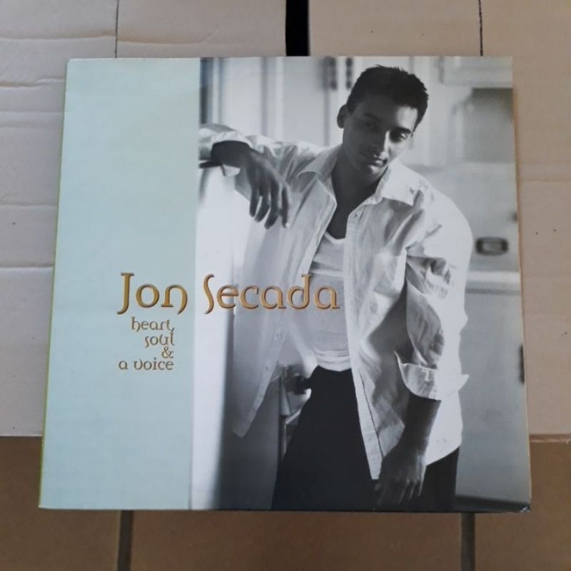 Lp Jon Secada - Heart Soul & A Voice 1994 EMI Discos Ed Br c/ encarte ...