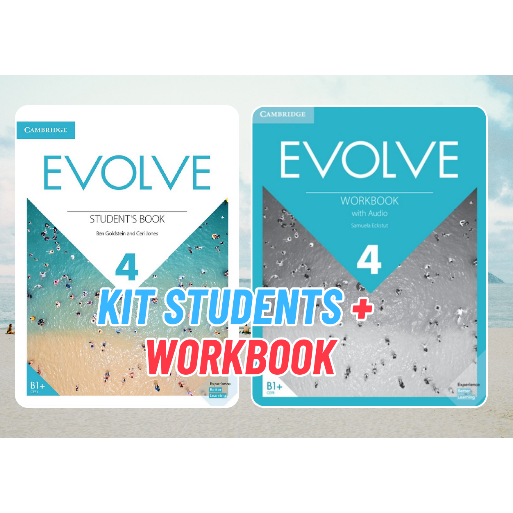 Evolve 4 Student's book e Workbook ( Impresso em papel 90 gramas) | Shopee Brasil