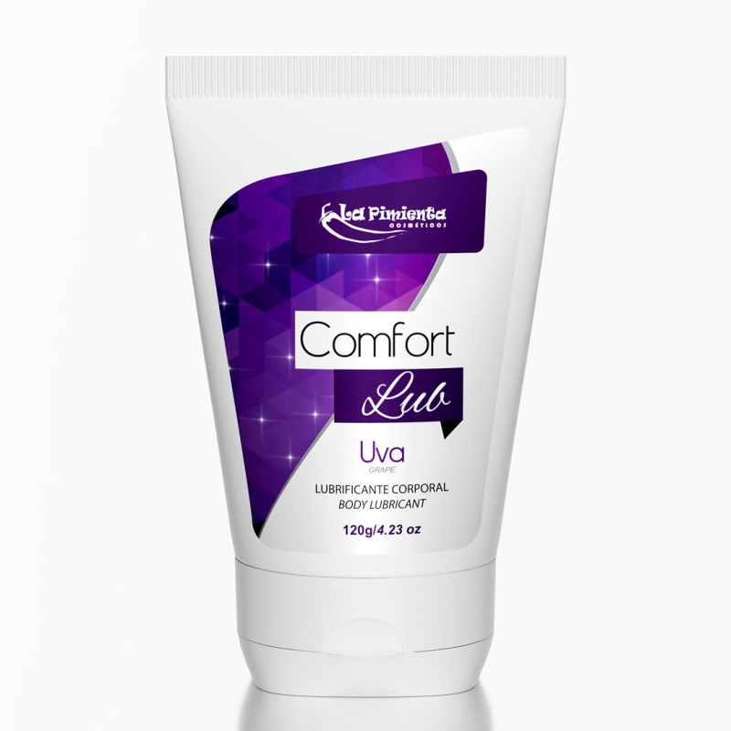 COMFORT LUB 1KG 500g ou 120g Lubrificante Íntimo Para Sexo Anal Vaginal e Oral Neutro Sabores ou ...