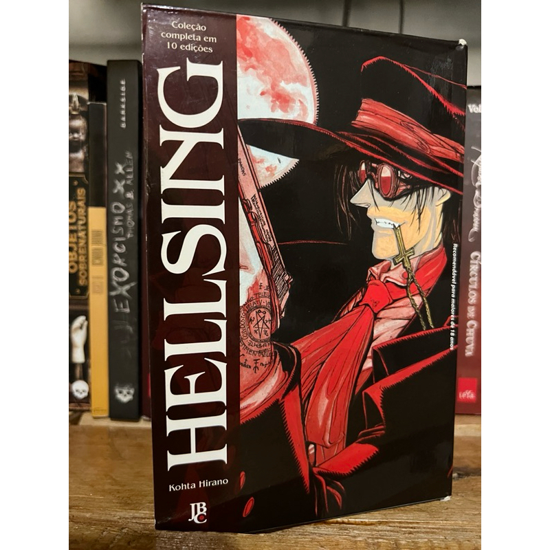 Box Mangá Hellsing - Volume 1 ao 10 Completo + Brinde Marca Páginas ...