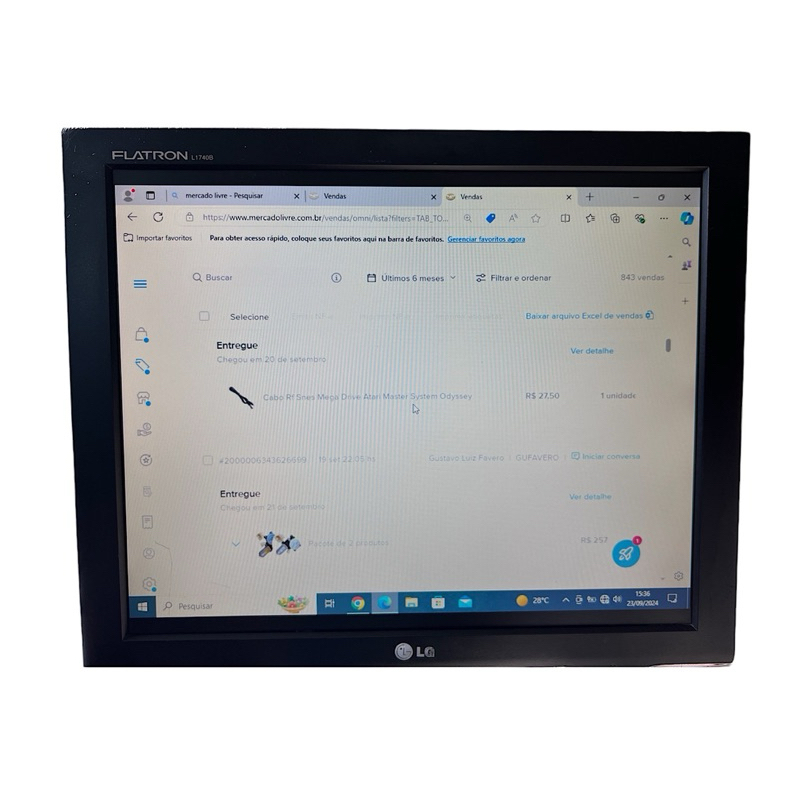 monitor LCD 17 polegadas funcionando | Shopee Brasil