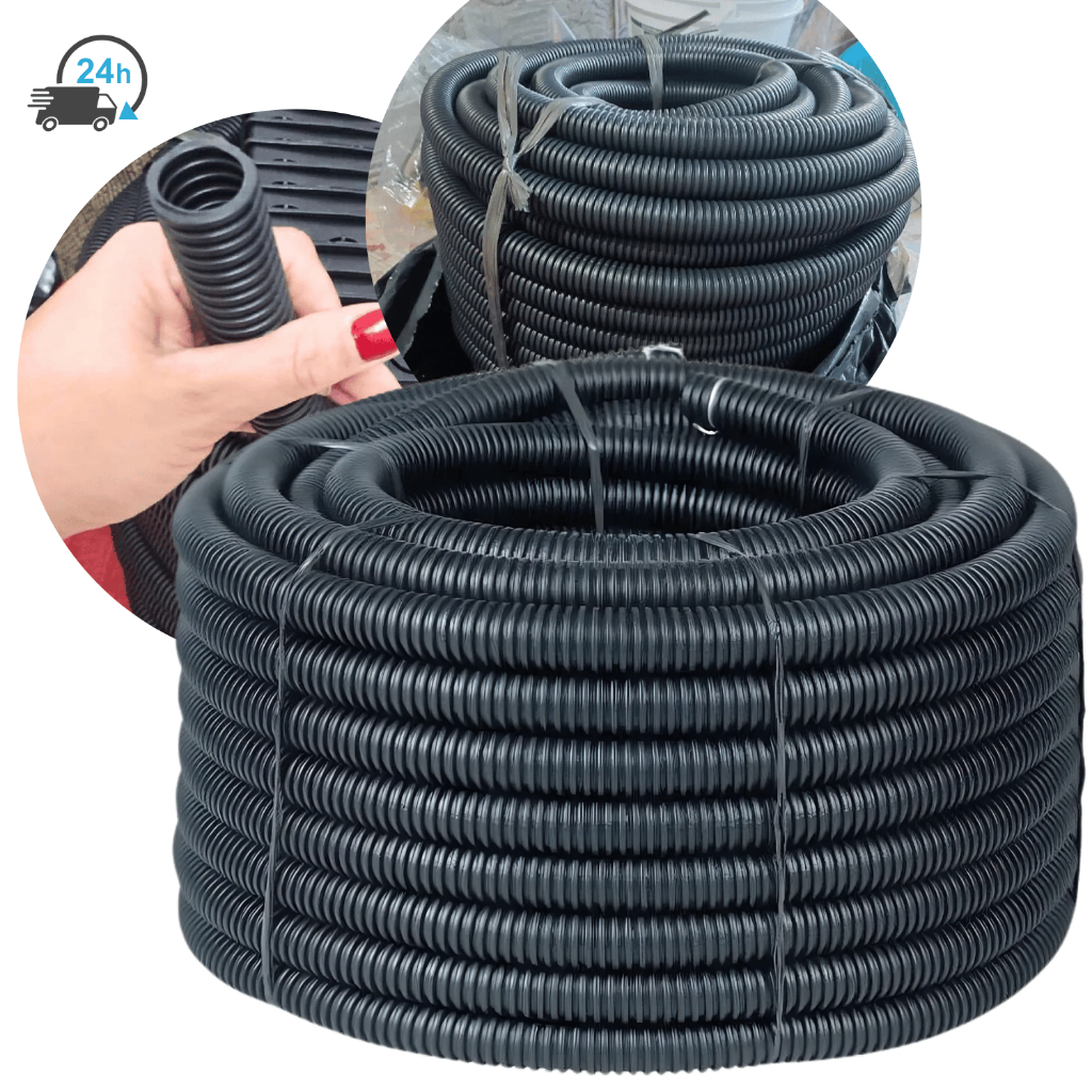 Conduite Corrugado 3/4 Polegadas Mangueira Eletroduto Corrugada 50 ...