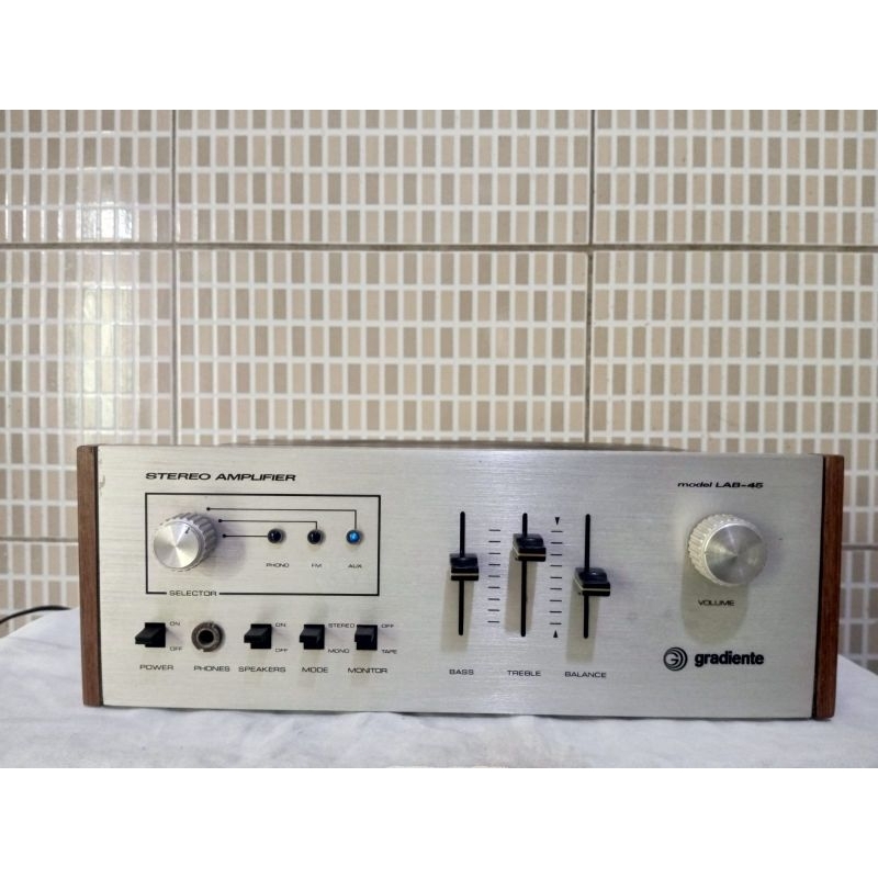 amplificador Gradiente lab45 stereo | Shopee Brasil