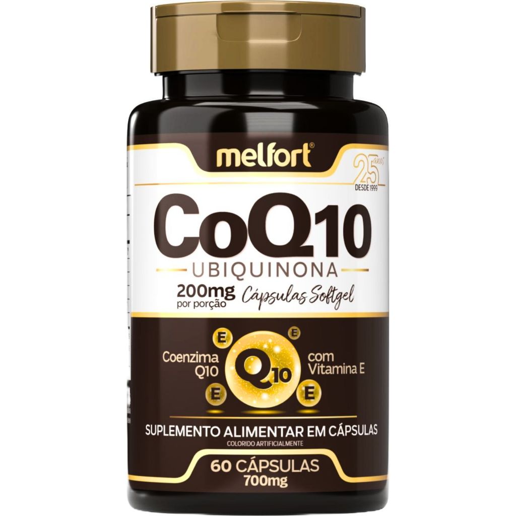 Coenzima Q10 Ubiquinona 200mg Por Porção 60 Cápsulas Sofgel | Shopee Brasil