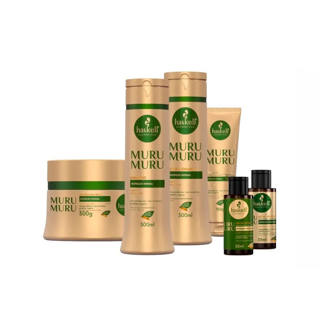 Kit Haskell Murumuru Completo com 6 Produtos 300ml | Shopee Brasil