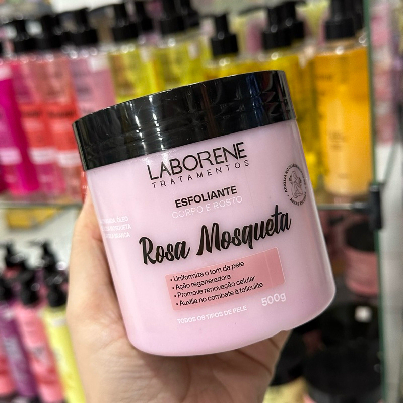 Esfoliante Corpo e Rosto Skincare Laborene 500g Auxilia no Clareamento ...