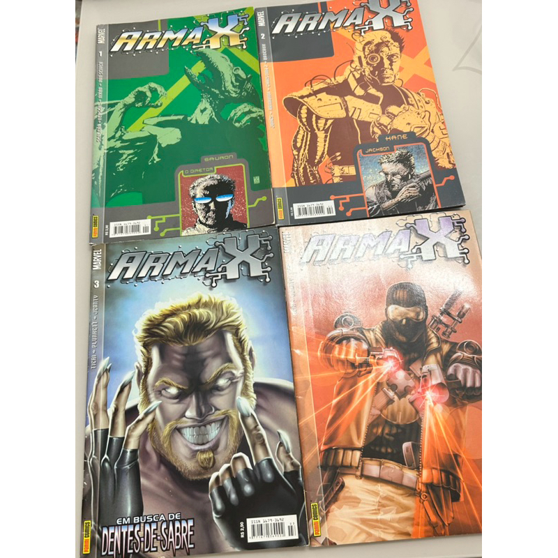 Arma X Coleção Completa com 14 edições (1 a 14) | Shopee Brasil