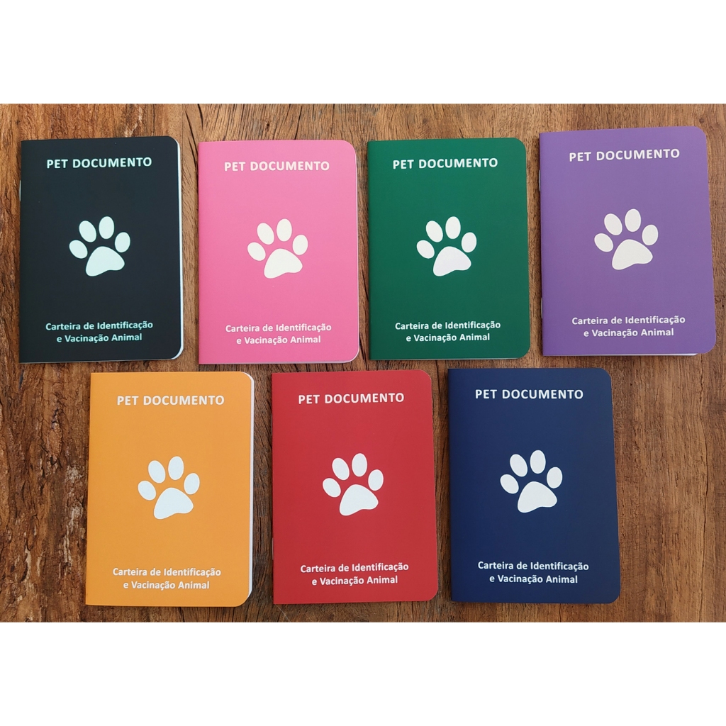 Carteira de Vacinação e Identidade PET DOCUMENTO | Shopee Brasil