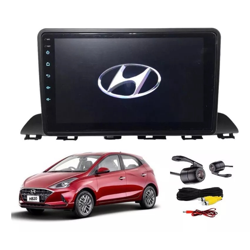 Central Multimidia Hyundai Hb20 Android Carplay 2020/2021/2022/2023 9 Polegadas | Shopee Brasil
