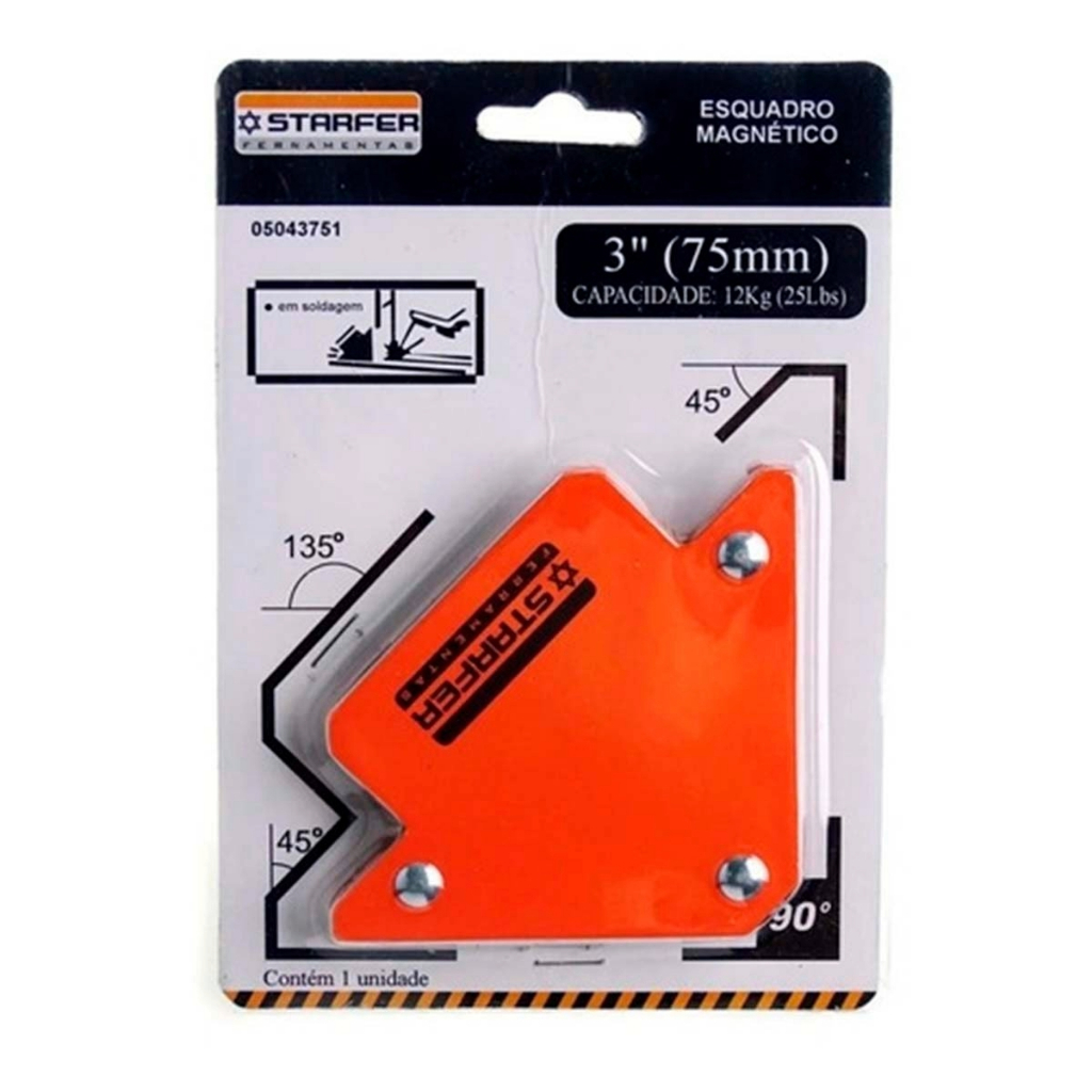 Esquadro Magnético Starfer 12kg 3Pool. | Shopee Brasil
