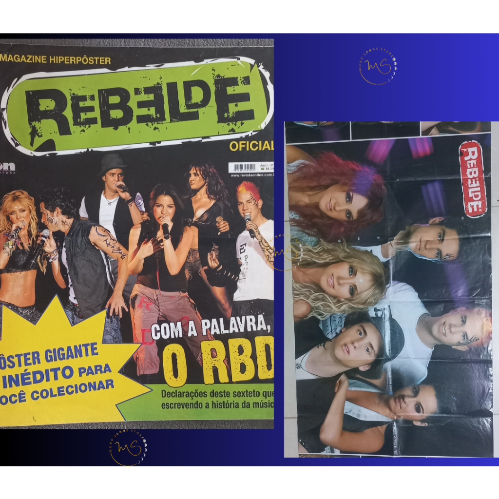[Revista Pôster] Magazine Hiper Pôster Rebelde Oficial (Pôster ...