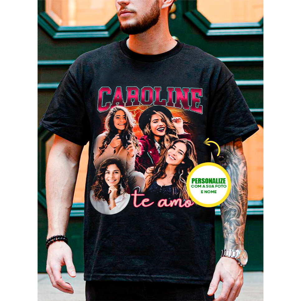 Camiseta Casal Personalizada com Foto – Presente Criativo Namorados | Shopee Brasil