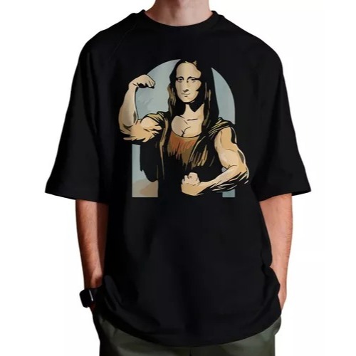 Camiseta Adulto Academia Monalisa Marombeira Unissex | Shopee Brasil