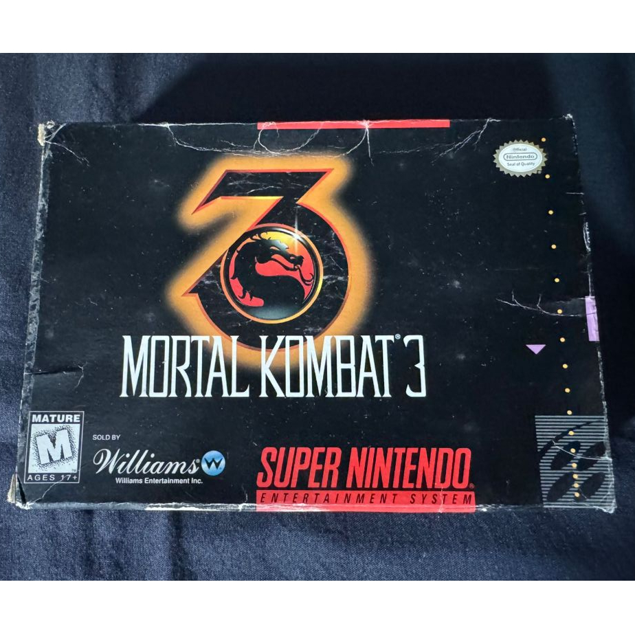 Mortal Kombat 3 - Original Super Nintendo (SNES) | Shopee Brasil
