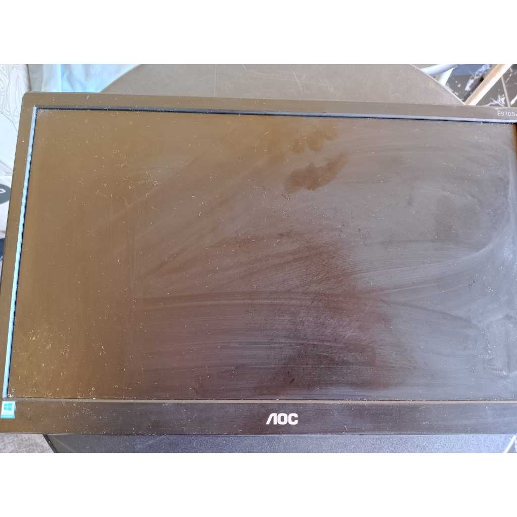 Monitor LED AOC 18.5" E970SW - Defeito | Shopee Brasil