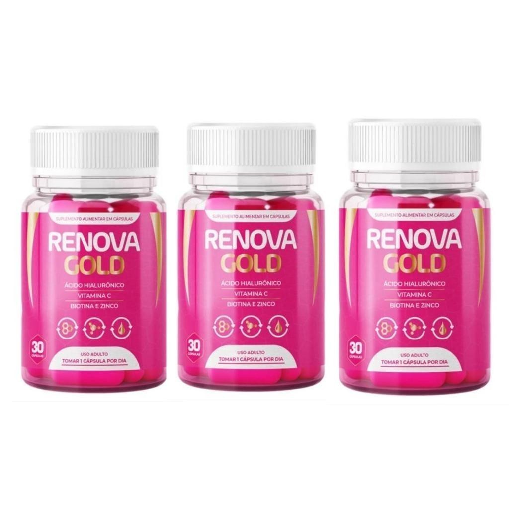 5x Renova Gold Capsula Original 30 Capsulas + NF ENVIO RAPIDO | Shopee ...