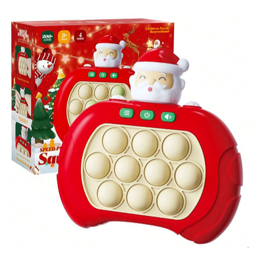 Mini Game Pop It Portátil Natalino Anti-Stress Papai Noel | Shopee Brasil