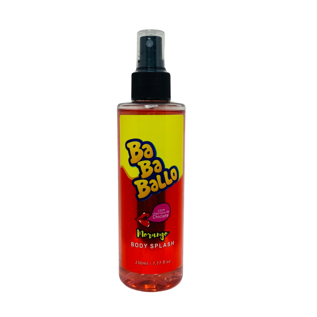Body Splash Corporal Baballoo de Morango Premium 230ml | Shopee Brasil