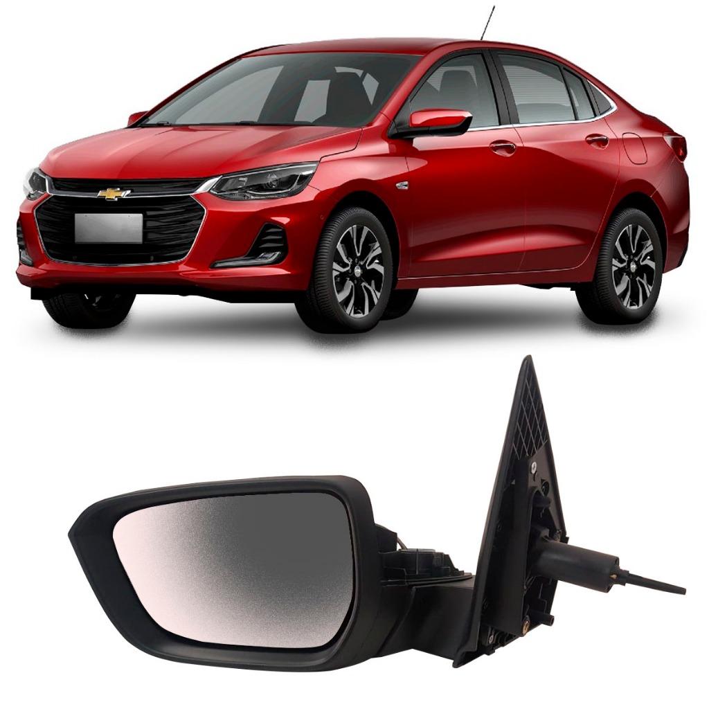 Retrovisor Onix Hatch Sedan Plus LT LTZ Premium 2020 2021 2022 2023 2024 Manual Com Controle Le ...