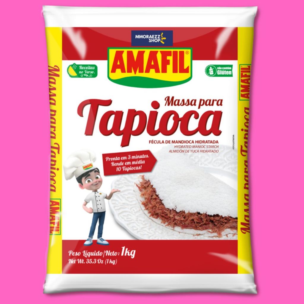 Preparo Pronto Para Tapioca Amafil A Melhor do Brasil Embalagem ...
