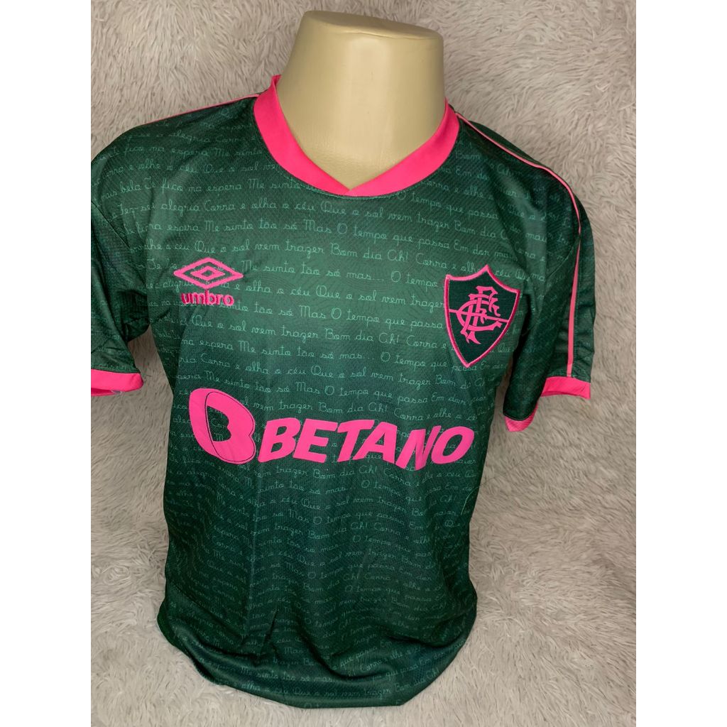 Fluminense Cartola 3 | Verde C| Rosa | Masculina Envio Imediato ...