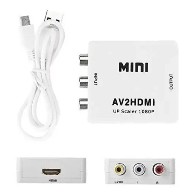 Mini converso AV2HDMI adaptador | Shopee Brasil