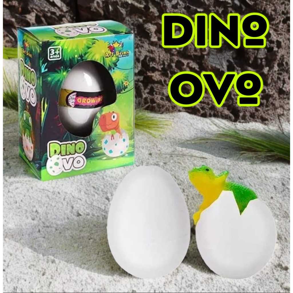 Ovo Supresa Dino Ovo Brinquedo Dinossauro Cresce na Água Sortidos ...