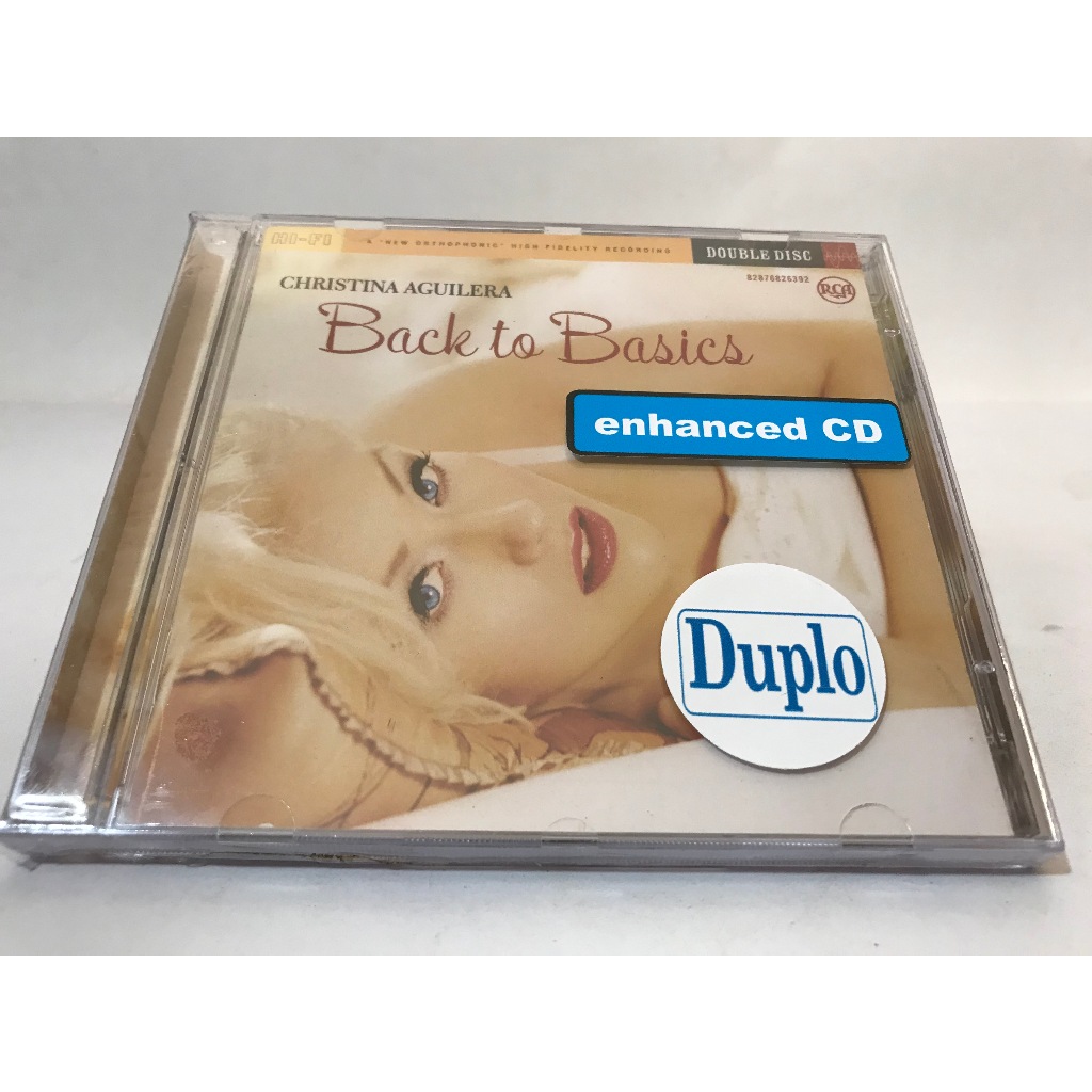 Christina Aguilera - Back To Basics Cd (duplo) Lacrado Fabrica ENHANCED C/ LETRAS | Shopee Brasil