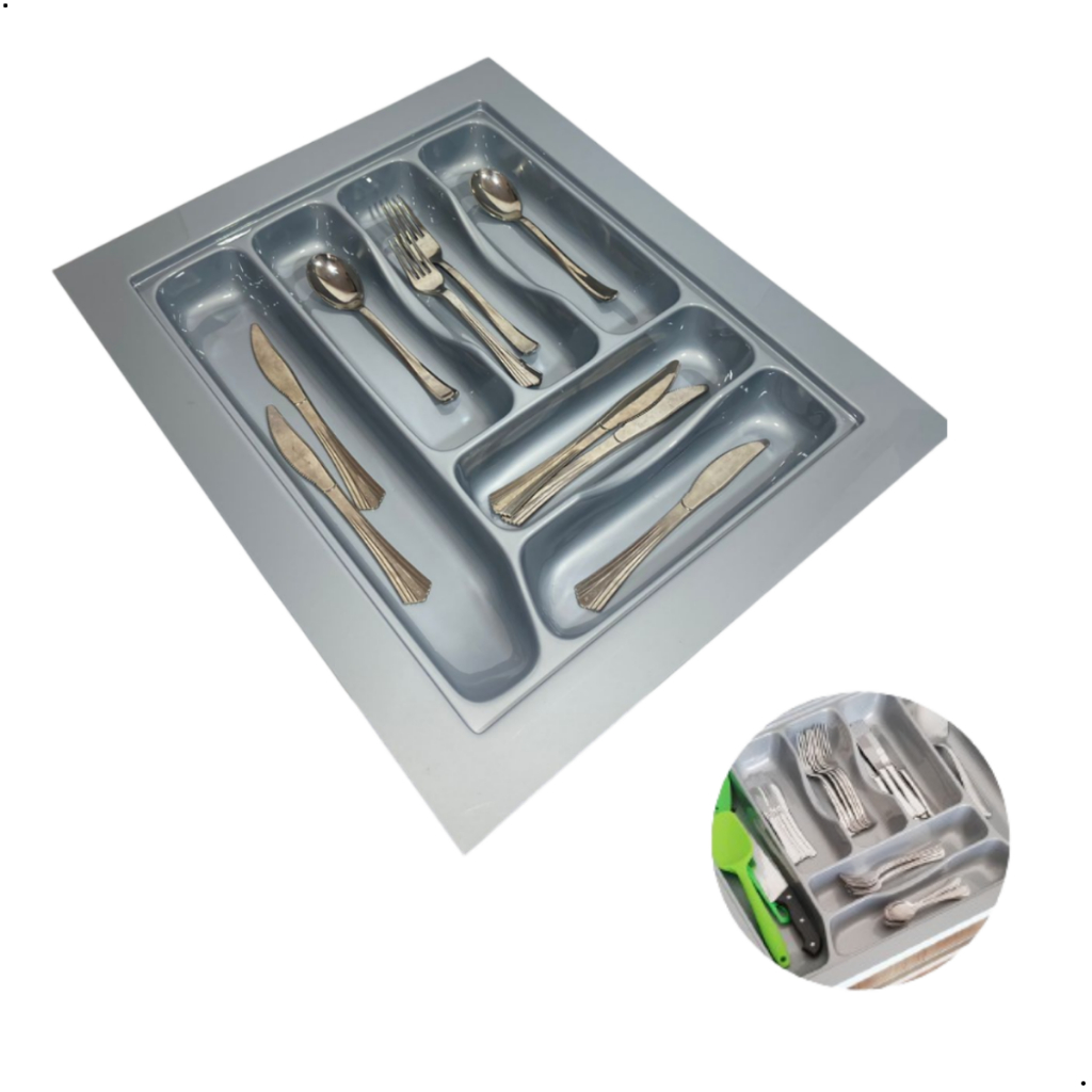 Divisor De Talher Og-05 Cinza Metalico 360 X 497mm Moldplast/porta Talher/organizador De Talher ...