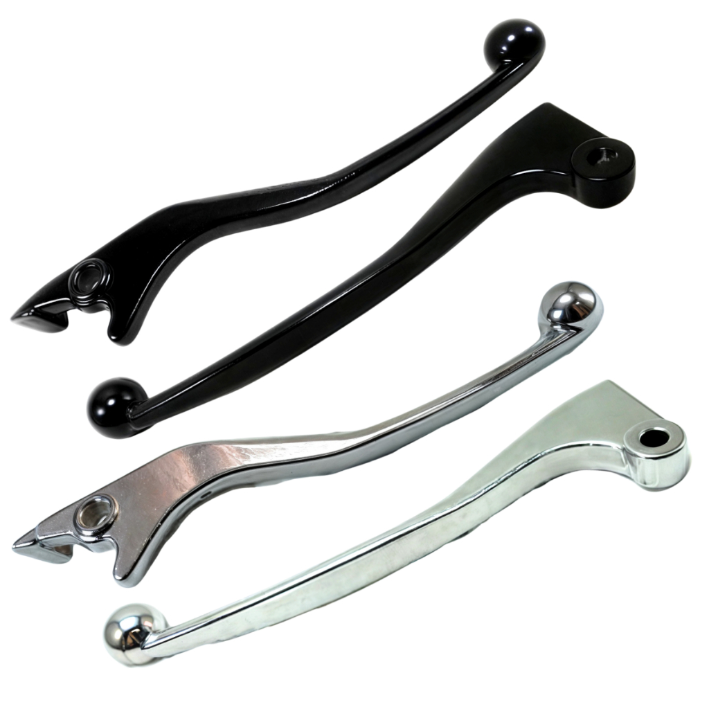 Par Manete Cromado e Preto Titan Cg Fan 125 150 160 Freio a Lona Disco ...
